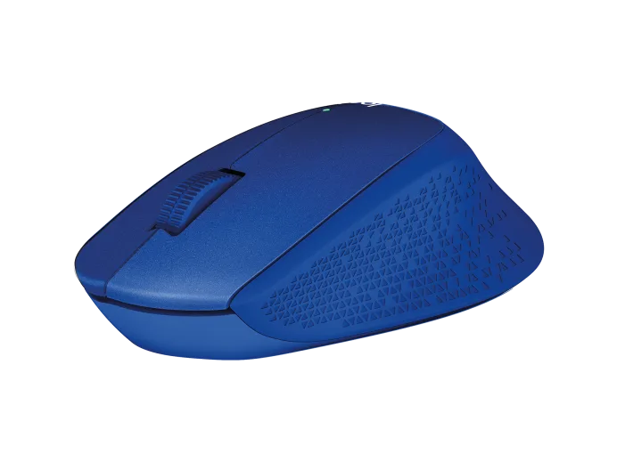 Logitech M331 SILENT PLUS Wireless Mouse Blue 910-004915 - PCC COMPUTERS