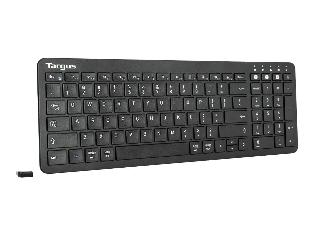 TARGUS Wireless Midsize Multi Device Bluetooth AKB863US Keyboard - PCC ...