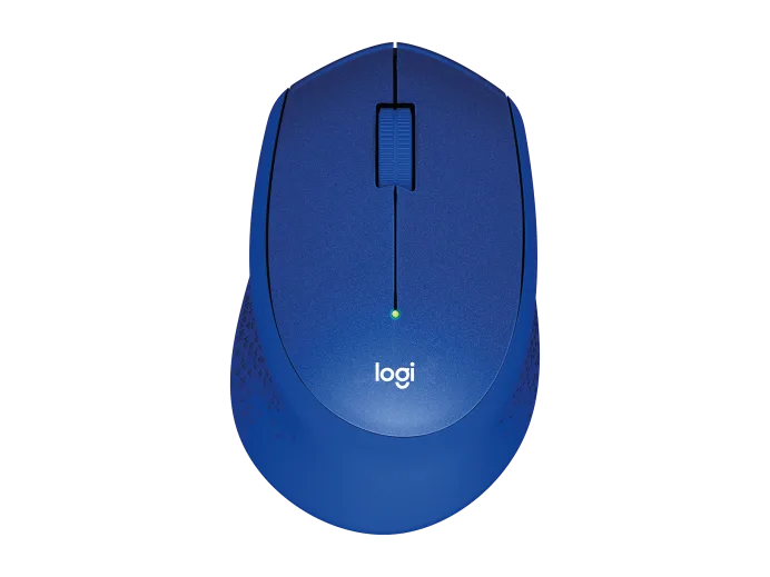 Logitech M331 SILENT PLUS Wireless Mouse Blue 910-004915 - PCC COMPUTERS
