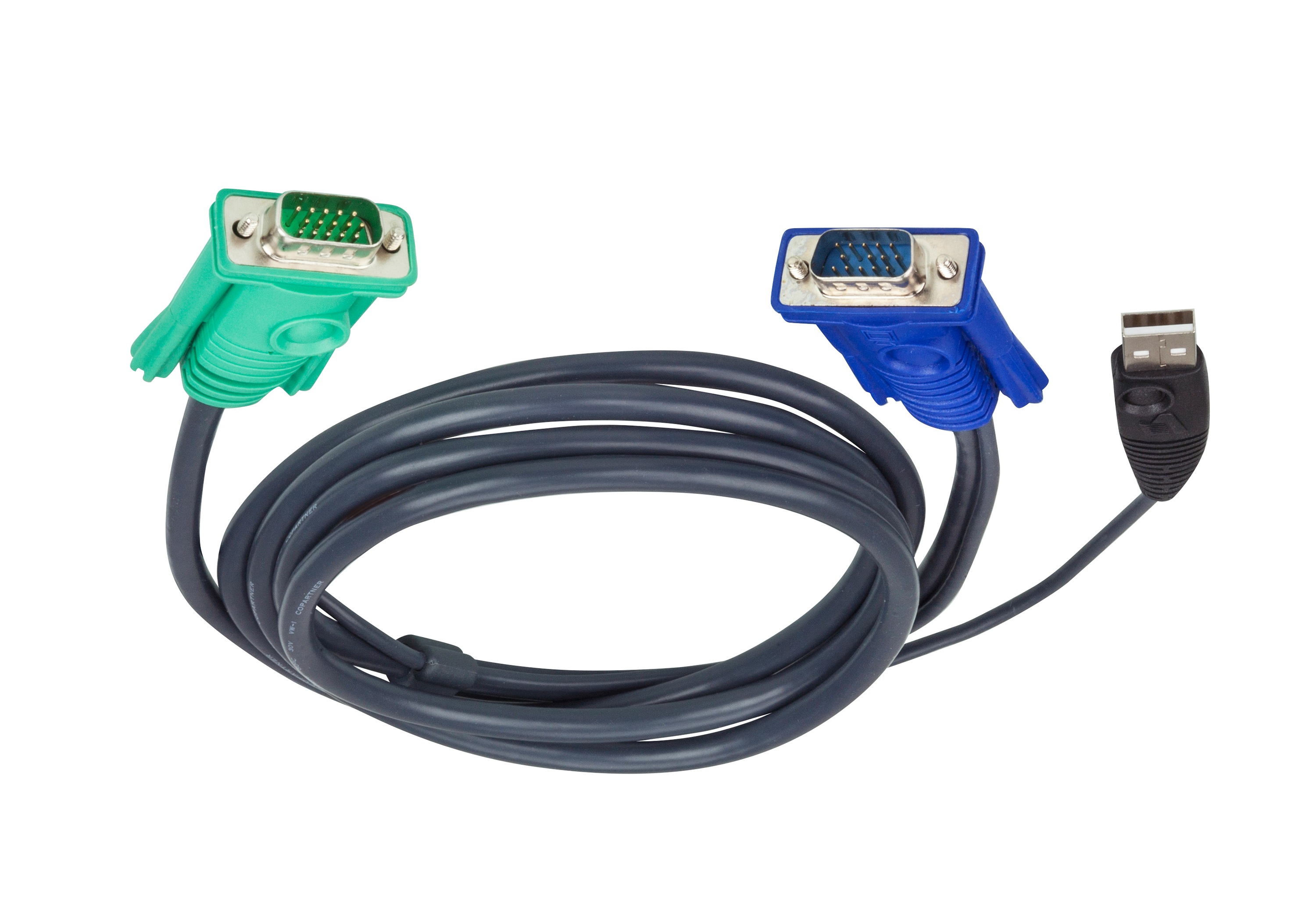 Aten 5m KVM with VGA & USB 2L-5205U Cable - PCC COMPUTERS