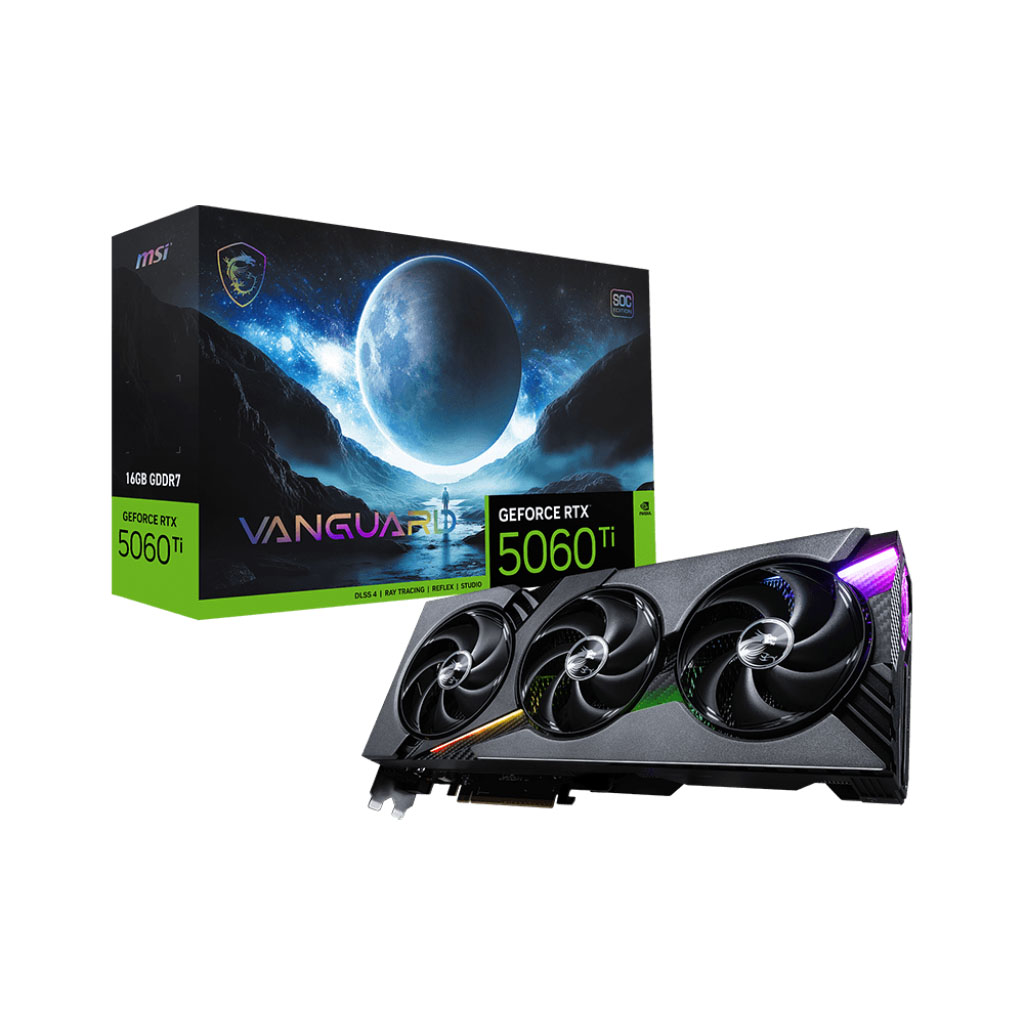 PCC Computers Australia | MSI GeForce RTX 5060 Ti VANGUARD SOC 16GB ...