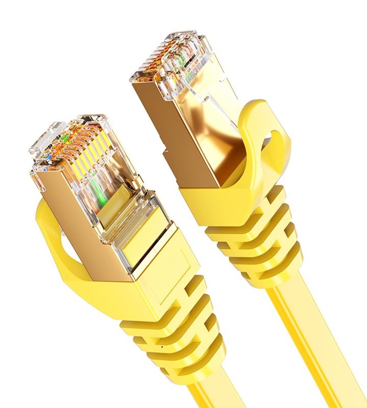 8Ware 5m Yellow RJ45 Network CAT7-F-5YEL Cable - PCC COMPUTERS