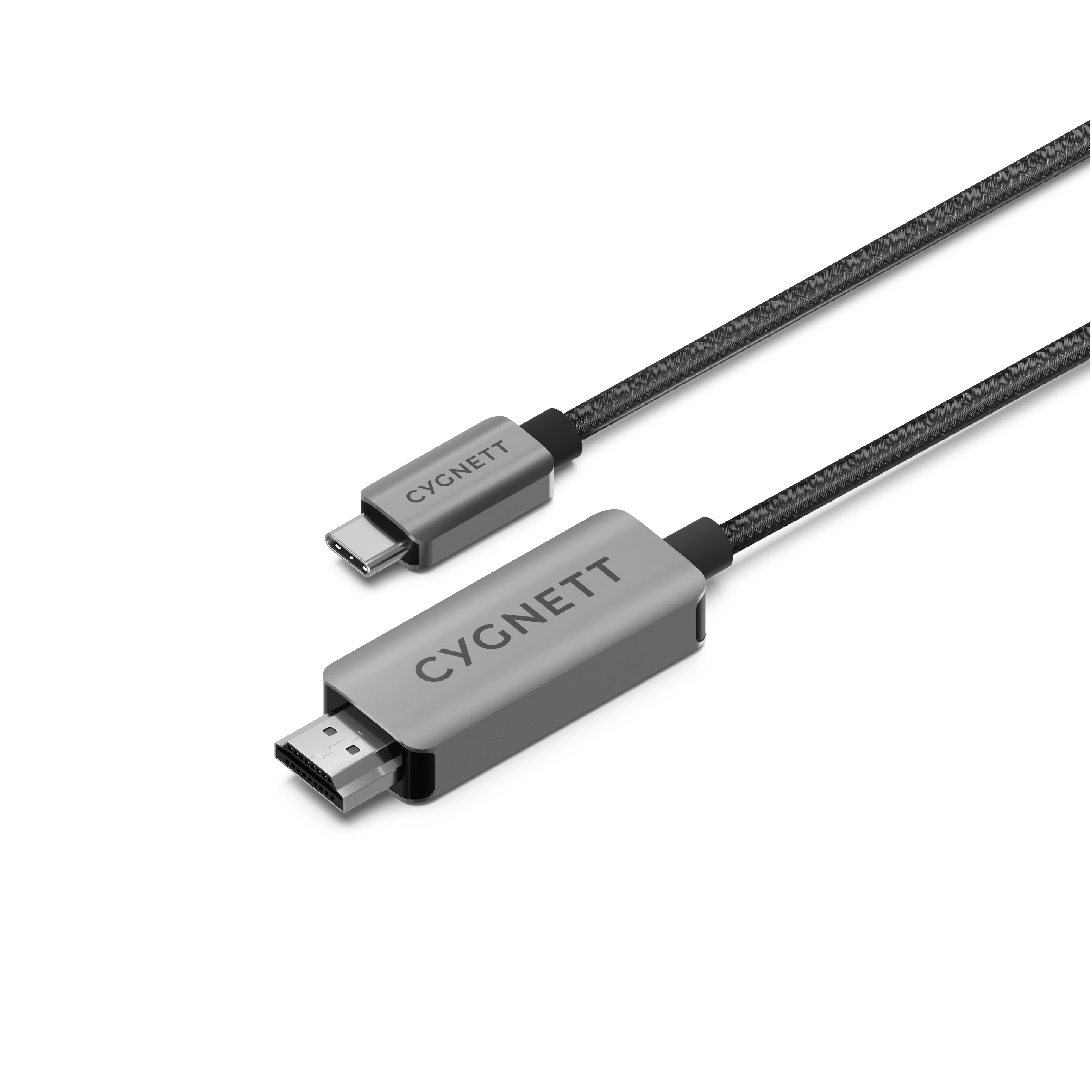 Cygnett Unite 2.5M 8K USB-C to HDMI Cable Black CY4545CHDMI - PCC COMPUTERS