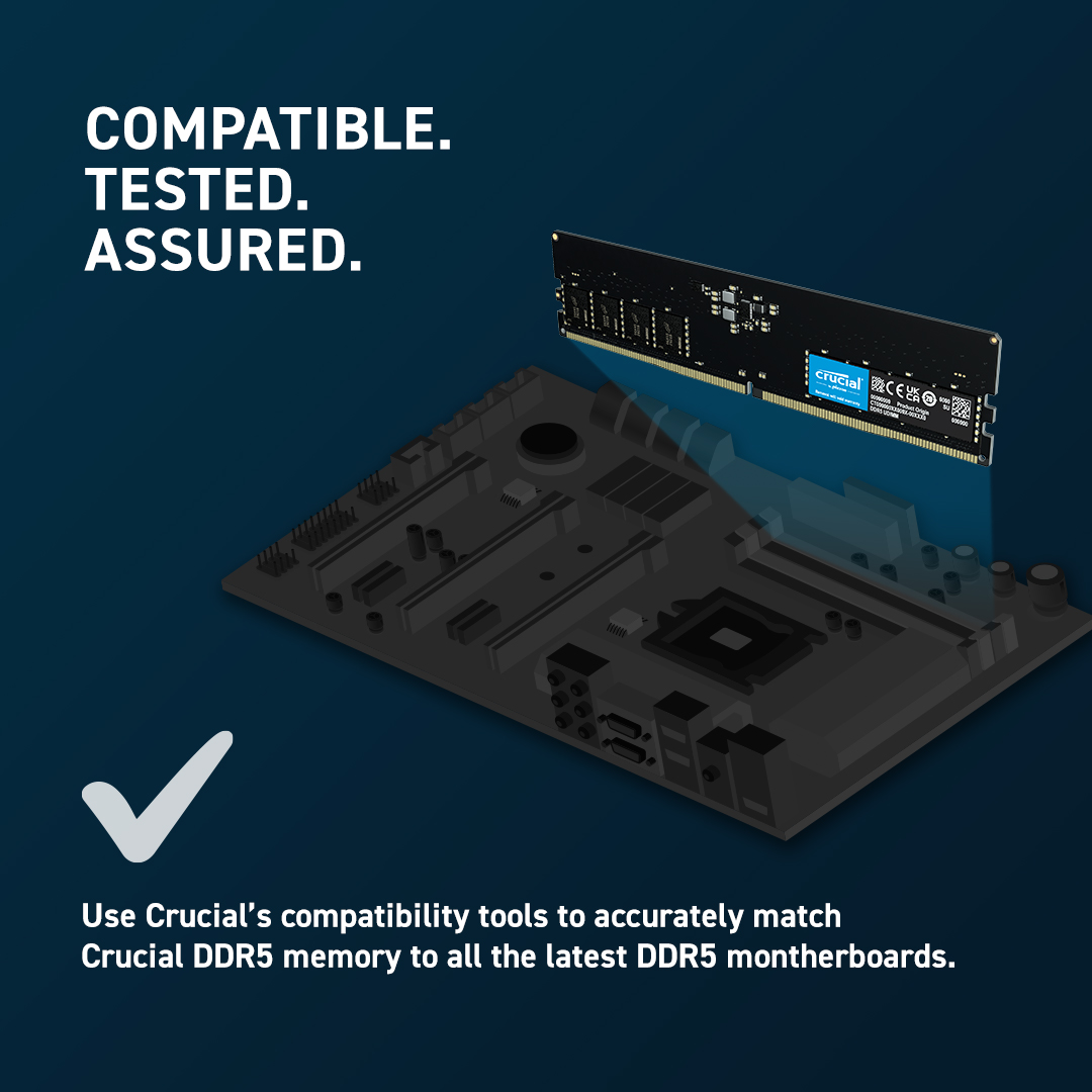 PCC Computers Australia | Crucial 32GB DDR5 5600MHz UDIMM Desktop ...