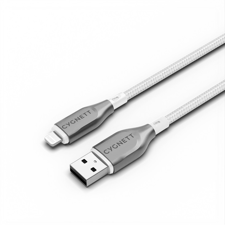 Cygnett Armoured 2M Lightning to USB-A 2.0 Cable White CY4661PCCAL ...