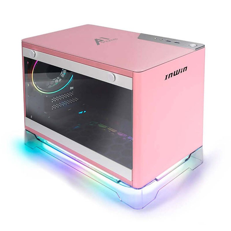 PCC Computers Australia | In Win A1 PRIME PINK TG Mini Tower 750W PSU ...