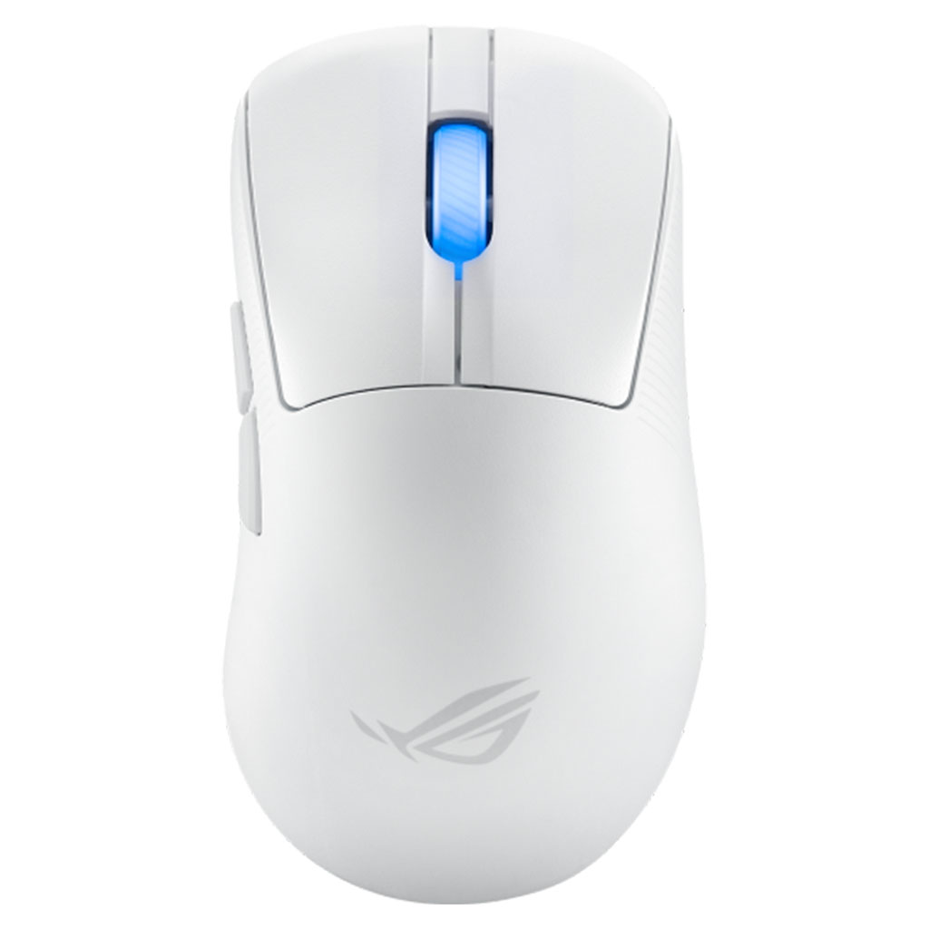 ASUS ROG KERIS II WL ACE MOONLIGHT WHITE GAMING MOUSE - PCC COMPUTERS