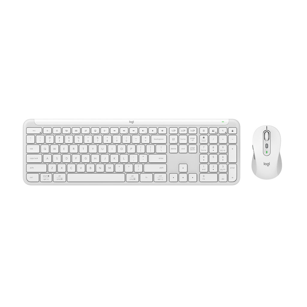 Logitech MK950 Wireless Keyboard and Mouse Combo 920-012476 White - PCC ...