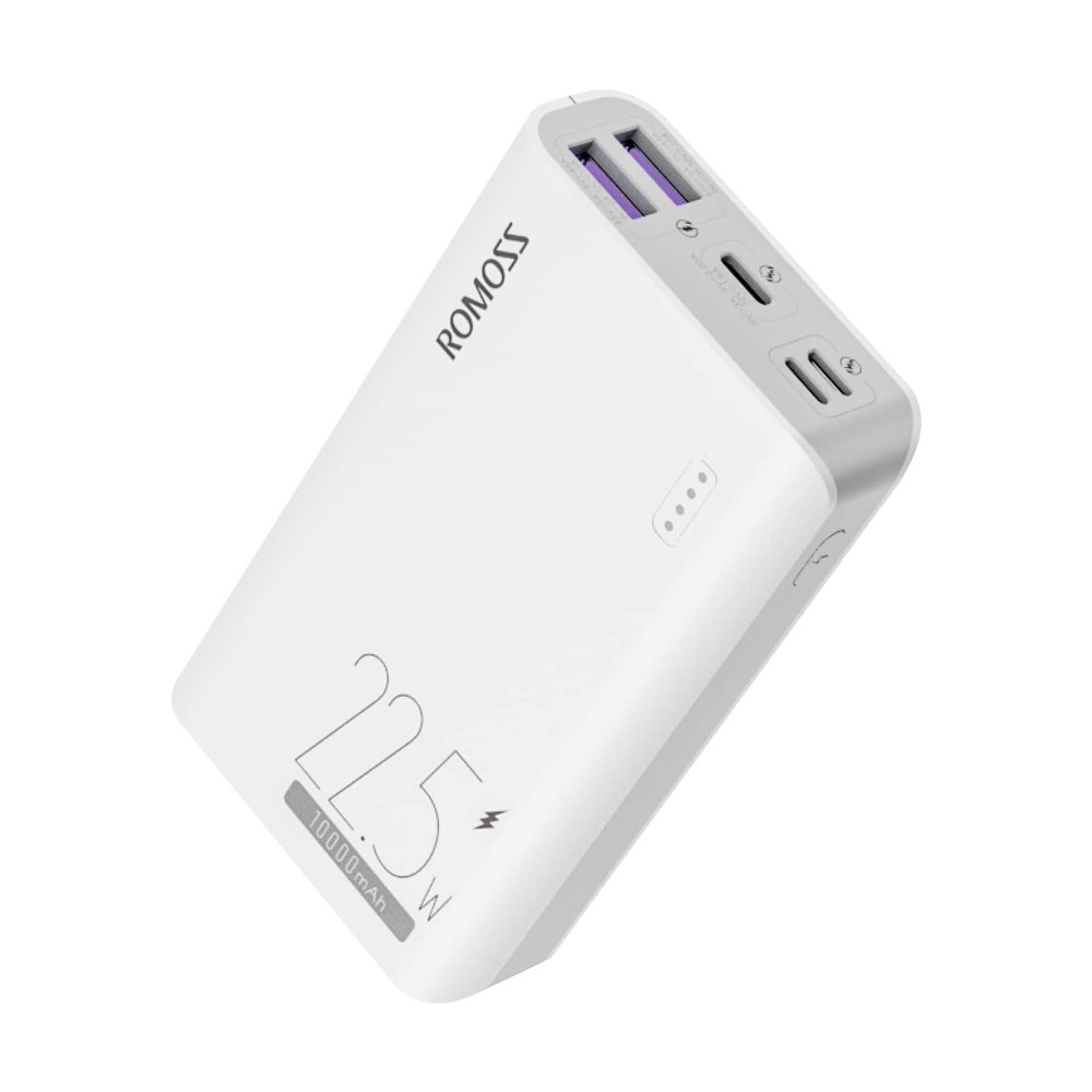 Romoss 22.5W 10000mAh Mini Power Bank White Sense4SF - PCC COMPUTERS