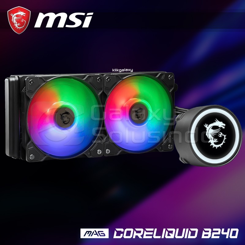 MSI MAG Core Liquid B240 RGB AIO LC COOLER 240MM - PCC COMPUTERS