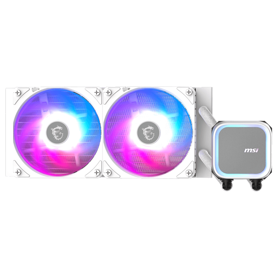 MSI MAG CORELIQUID A13 240 WHITE Liquid CPU Cooler - PCC COMPUTERS