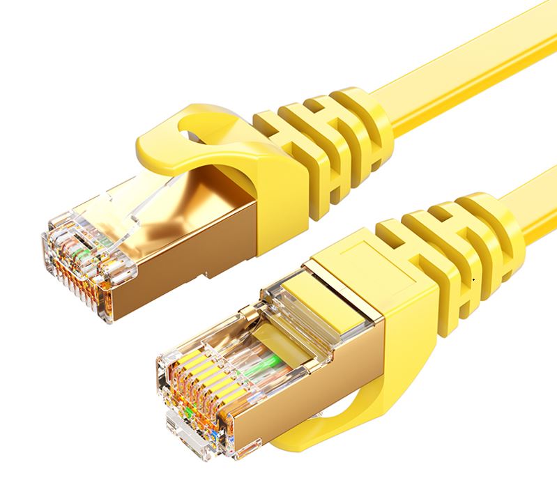 8Ware 5m Yellow RJ45 Network CAT7-F-5YEL Cable - PCC COMPUTERS