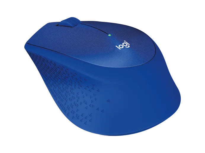Logitech M331 SILENT PLUS Wireless Mouse Blue 910-004915 - PCC COMPUTERS