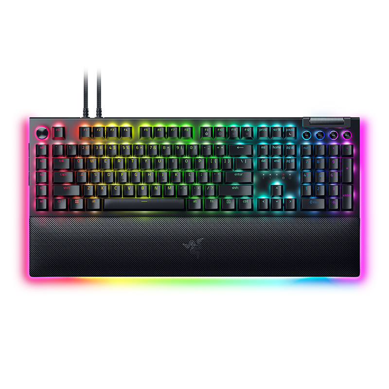 Razer Wired BlackWidow V4 Pro Mech Gaming Yellow Switches RZ03-04681800 ...