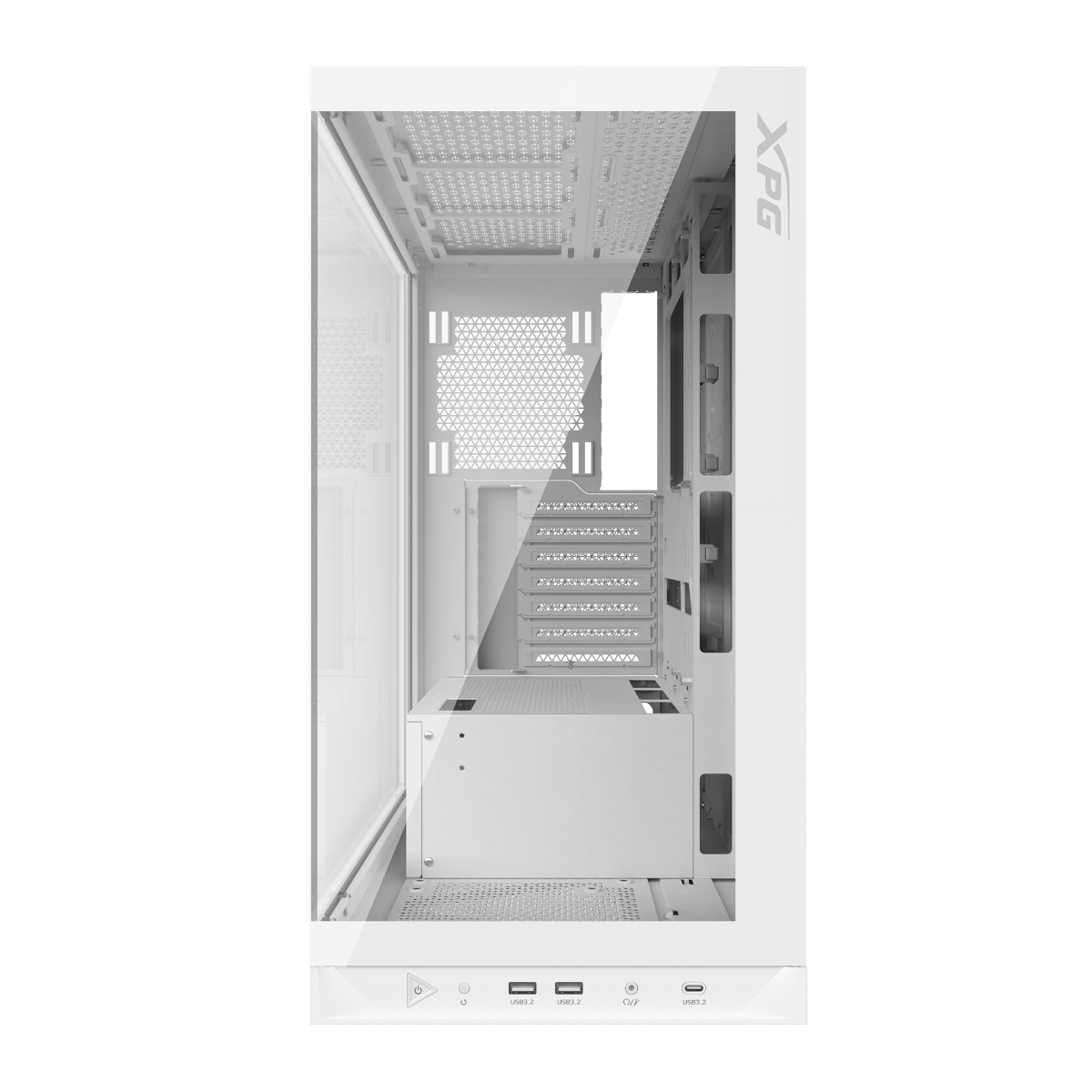 XPG INVADER X Mid-Tower PC Chassis WHITE INVADERXMTWOF-WHCWW - PCC ...