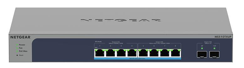 NETGEAR Ultra60 8 Port Multi Gigabit Managed PoE++ MS510TXUP-100AJS ...