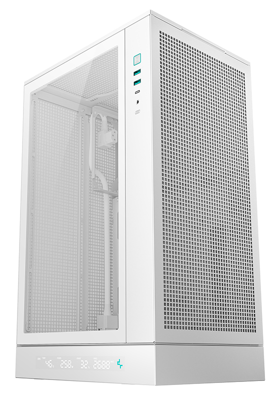 DeepCool R-CH270-WHNDM0-G-1 DIGITAL White Micro ATX Case White - PCC ...