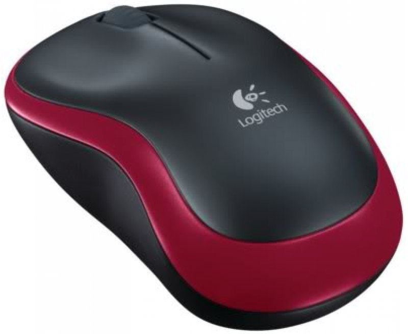 Logitech M185 Wireless Mouse Red 910-002503 - PCC COMPUTERS