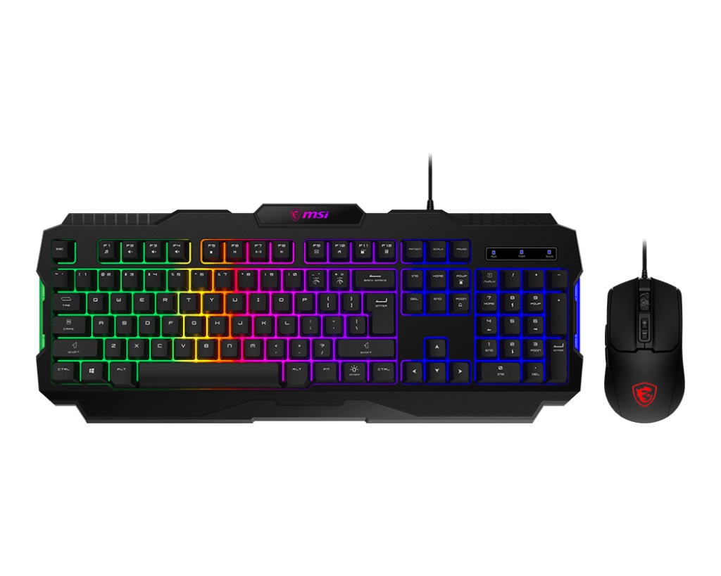 MSI Wired GK100+GM100 GAMING KEYBOARD & FORGE GK100 COMBO MOUSE - PCC ...