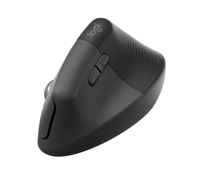 Logitech Lift Vertical Wireless Ergonomic Mouse for Business Graphite ...