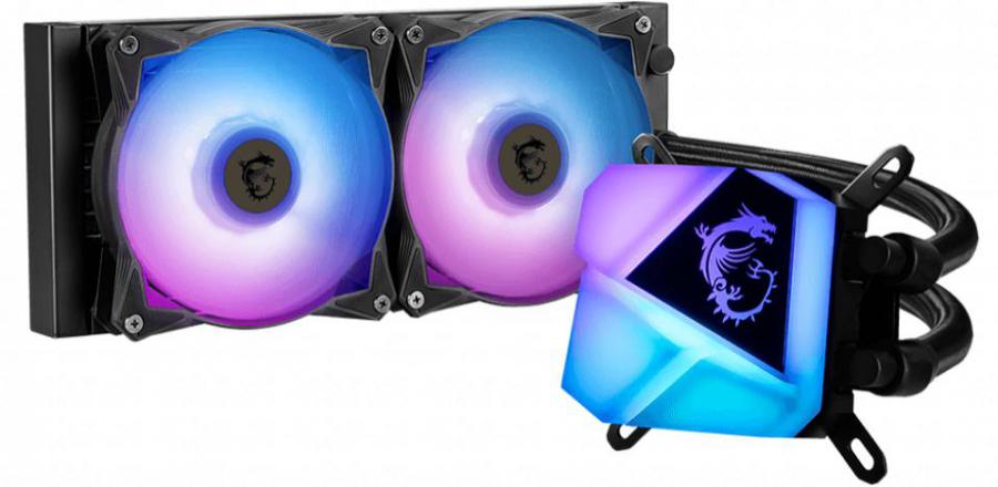 MSI 240mm ARGB AIO Liquid CPU Cooler MAG CORELIQUID C240 - PCC COMPUTERS