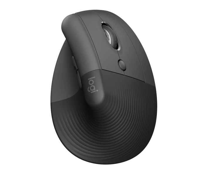 Logitech Lift Vertical Wireless Ergonomic Mouse for Business Graphite ...