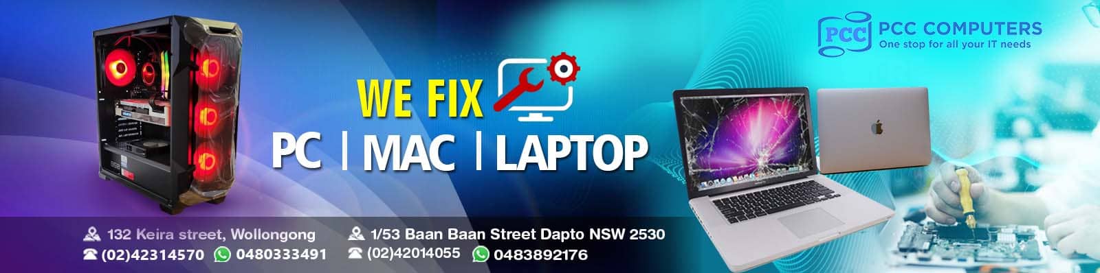 Australia's Tech Retailer - Wollongong and Dapto - PCC COMPUTERS