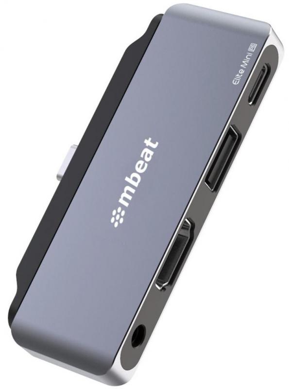 mBeat Elite Mini 4-In-1 USB-C Mobile Hub for iPad Pro USB-C MB-UCD-P6 ...