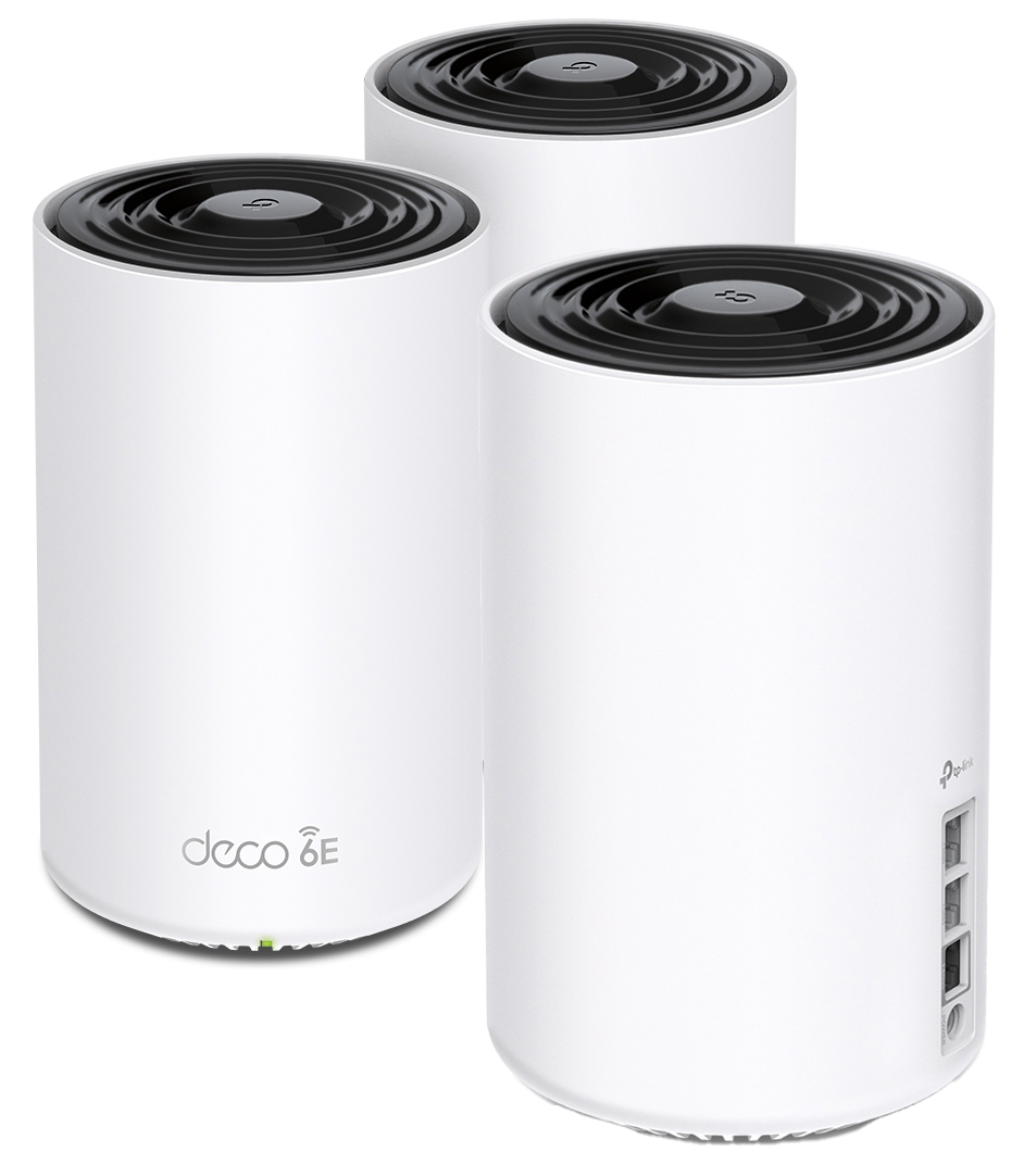 TP-Link AXE5400 3-pack Whole Home Tri-Band Mesh Wi-Fi 6E Deco XE75 Pro ...