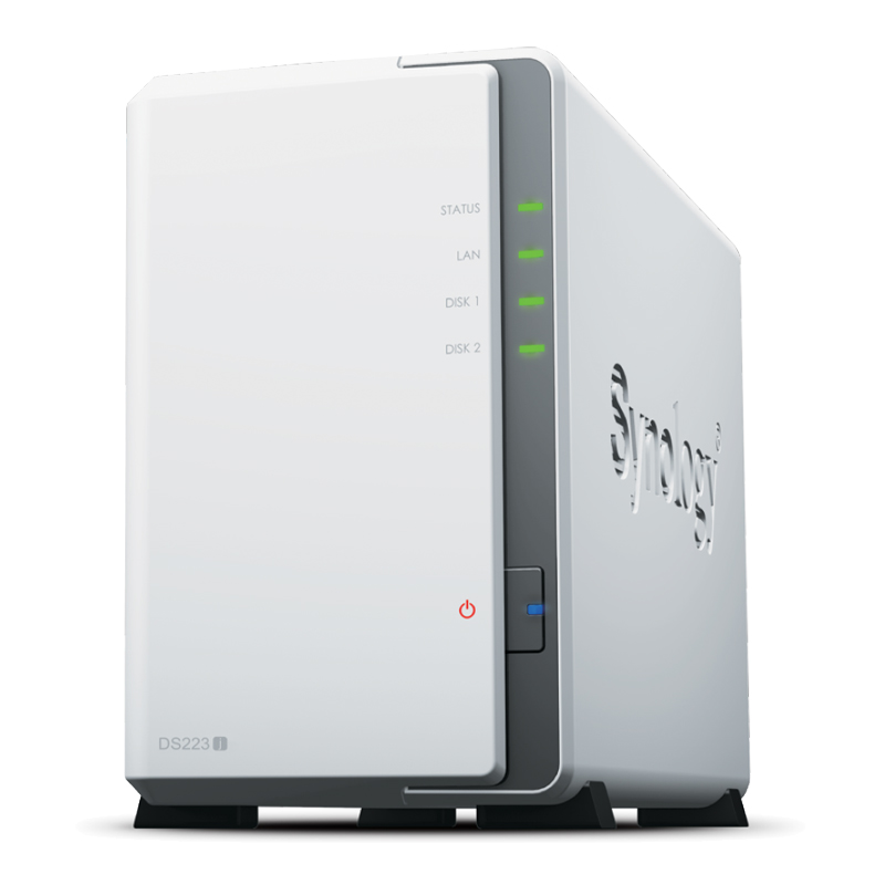 Synology DS223J DiskStation 2-Bay Diskless RTD1619B 1GB NAS - PCC COMPUTERS