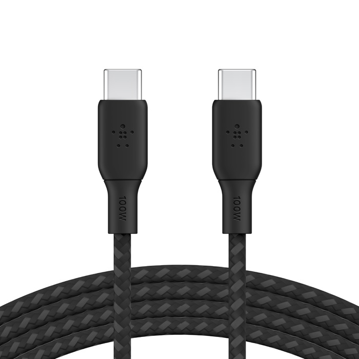 Belkin BoostCharge 3M 100W USB-C to USB-C Cable Black CAB014bt3MBK ...