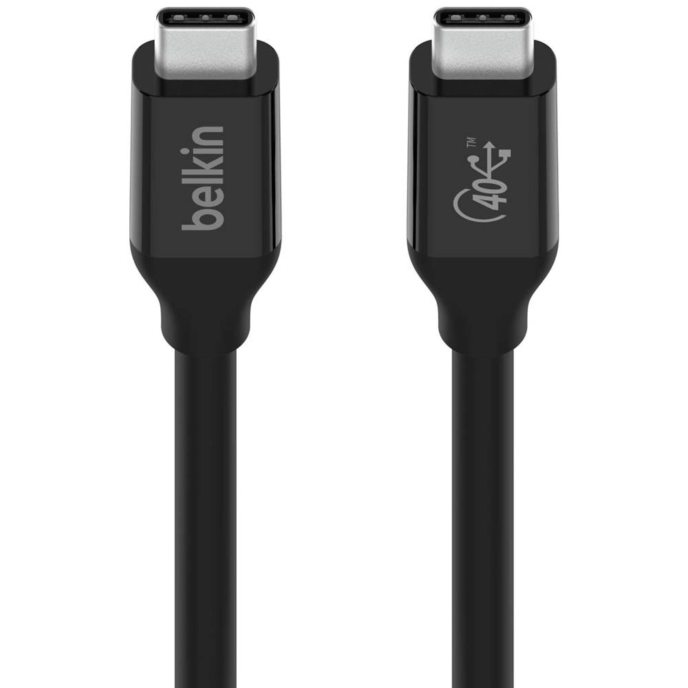 Belkin 0.8M CONNECT USB4 Cable USB-C to USB-C INZ001bt0.8MBK Black ...
