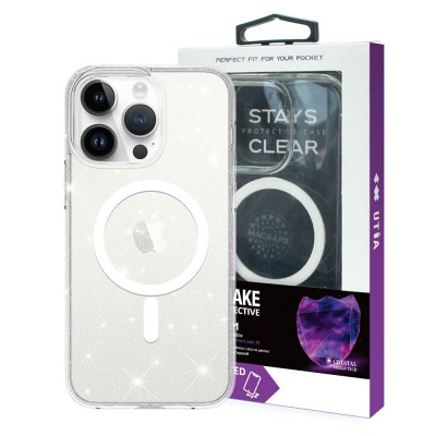 Ultimake ZJZMGS-12/12P-ShinyCLR Transparent Magsafe Cover CaseiPhone 12 ...