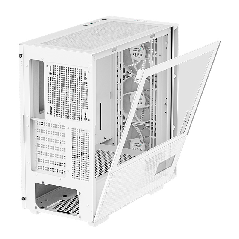 Deepcool Digital Tempered Glass Mid-Tower ATX Case White R-CH560 ...