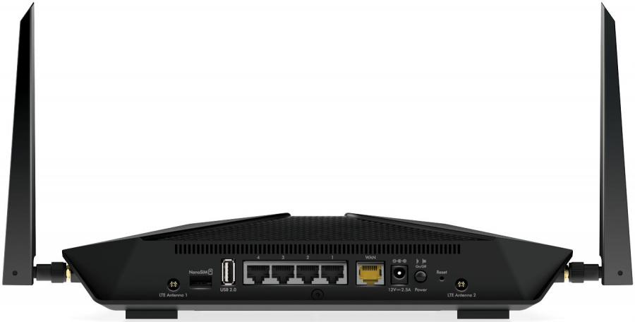 Netgear Nighthawk AX4 4G LTE 4-Stream AX1800 Dual Band WiFi 6 Router ...