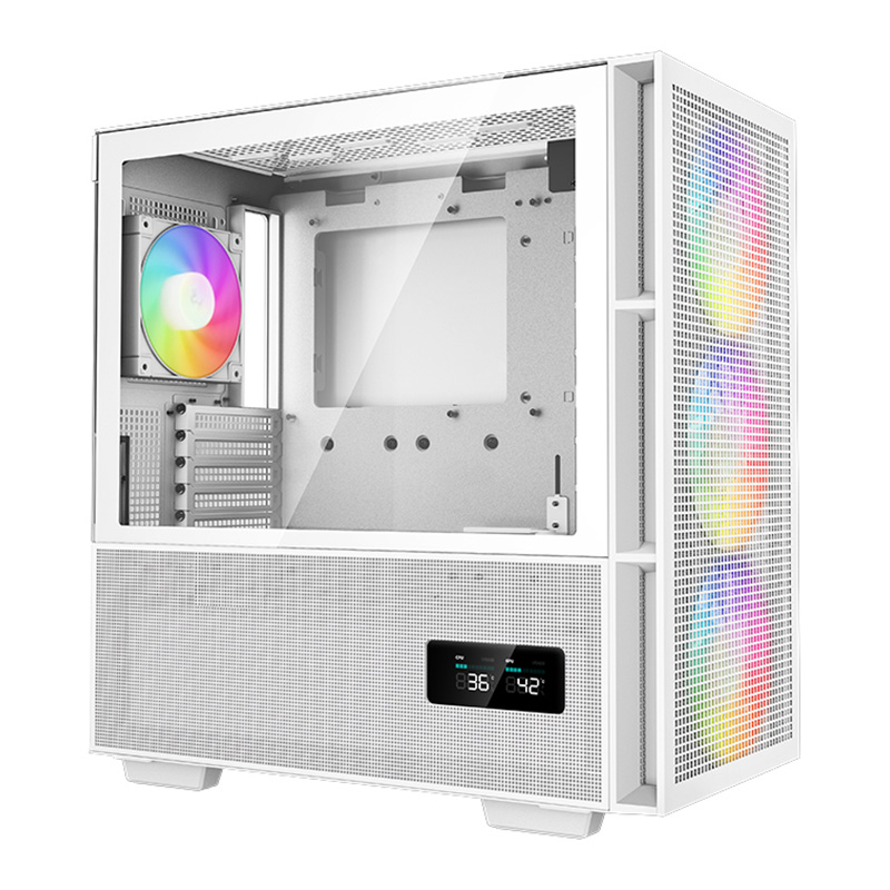 Deepcool Digital Tempered Glass Mid-Tower ATX Case White R-CH560 ...