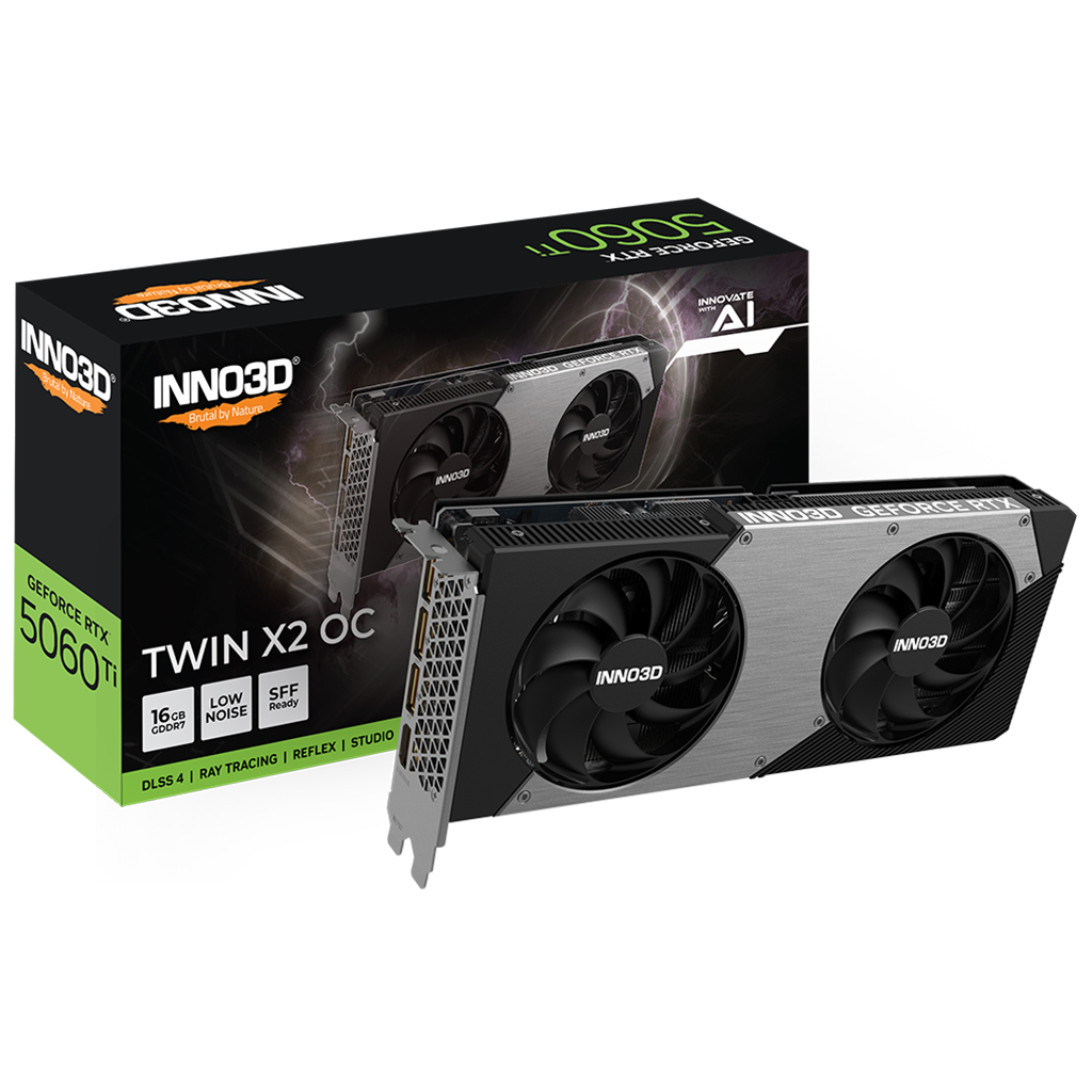 PCC Computers Australia | Inno3D GeForce RTX 5060 Ti TWIN X2 OC 16GB ...